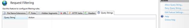 An Overview of IIS 7.5 feature - Request Filtering An Overview of IIS 7.5 feature - Request Filtering
