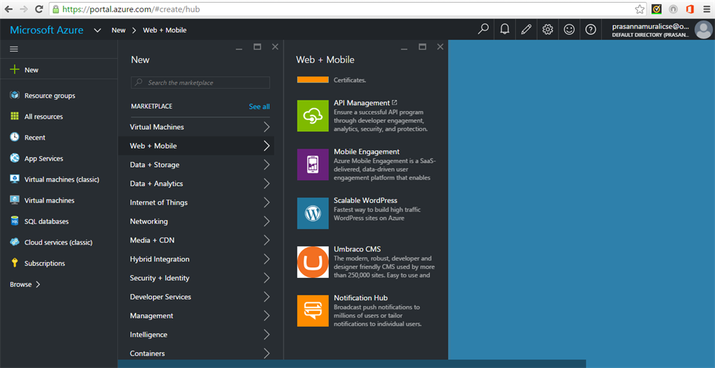 Web App In Azure Using Umbraco CMS