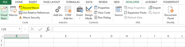 Creating Excel Charts And Writing A Macro To Refresh Data Automatically 