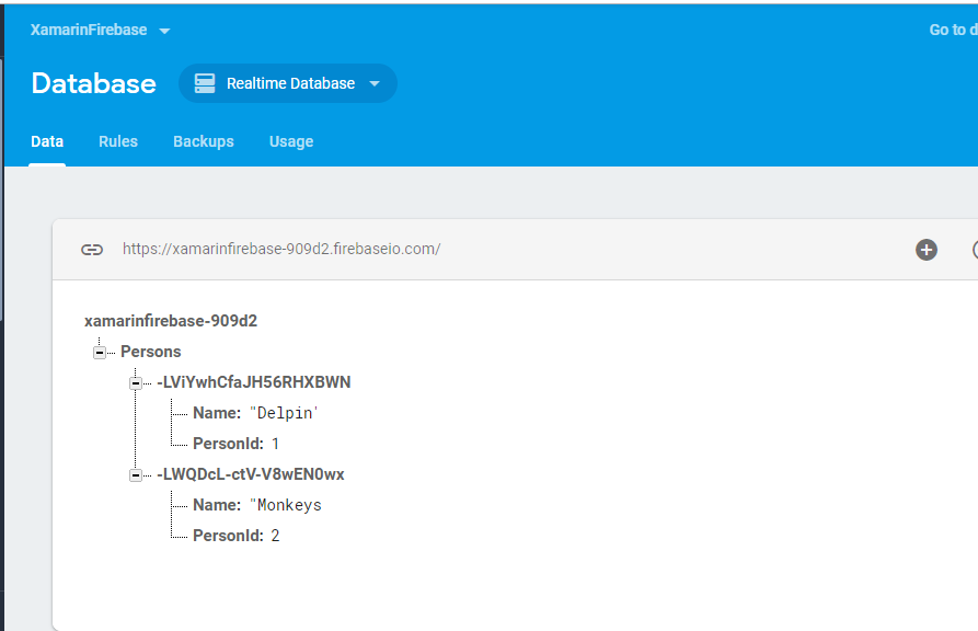 Xamarin.Forms - Working With Firebase Realtime Database CRUD Operations Xamarin.Forms - Working With Firebase Realtime Database CRUD Operations