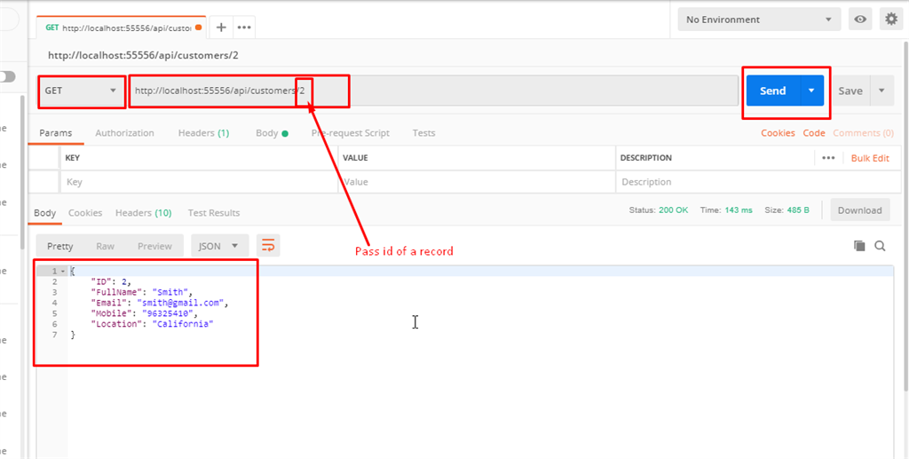 Crud In Web Api Using Sql Server