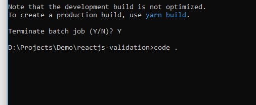 ReactJS Form Validation 😇