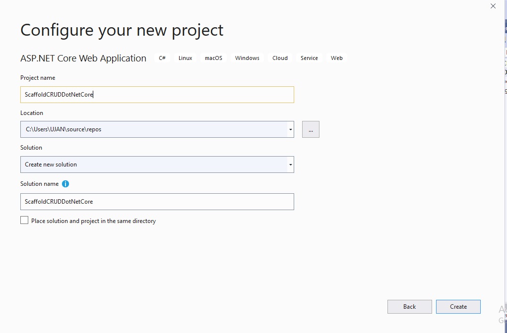 Simple Scaffolding CRUD Operations in ASP.NET Core Using EF Core DB ...