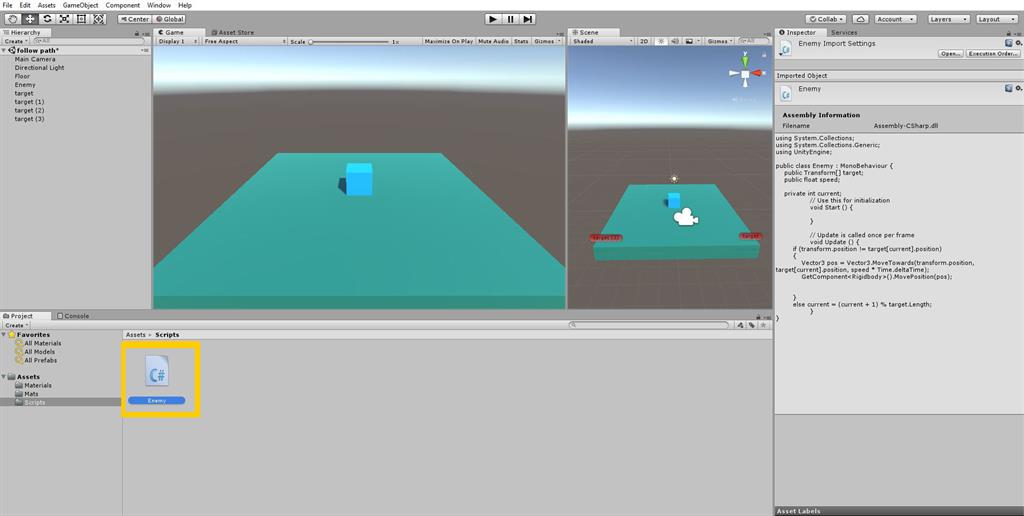 Object Follow A Path Using C# Scripts In Unity