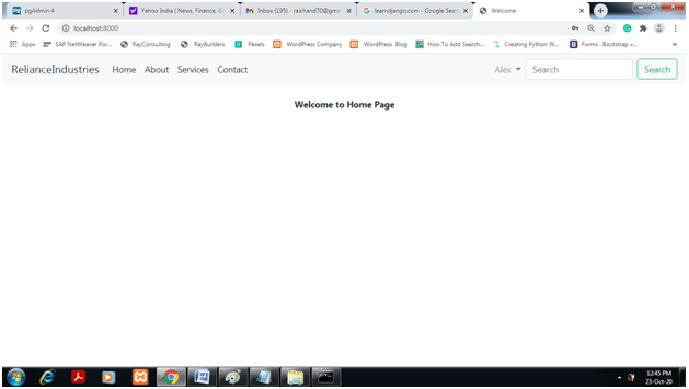 Django Crud And User Authentication With Django Class Based View And Postgresql Database Server