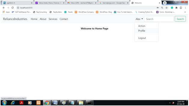 Django Crud And User Authentication With Django Class Based View And Postgresql Database Server