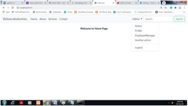 Django Crud And User Authentication With Django Class Based View And Postgresql Database Server