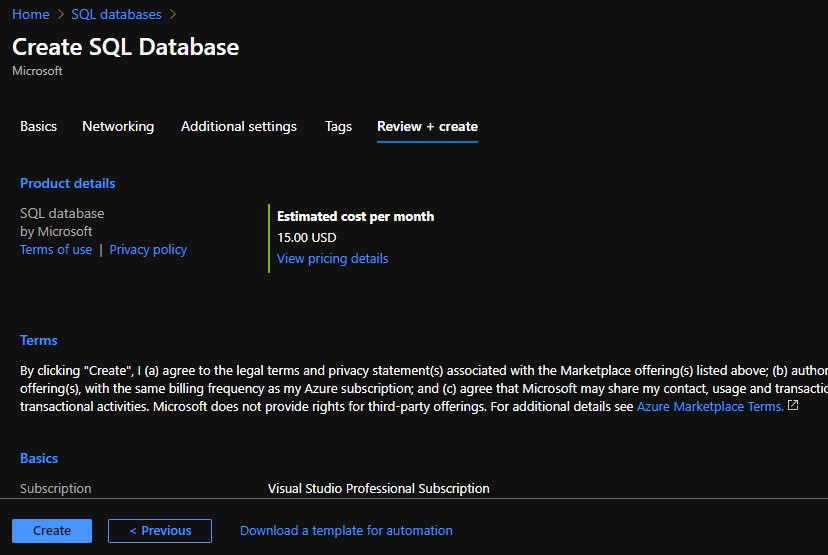 Creating Your First Azure Sql Database And Configure Firewall Settings 0605
