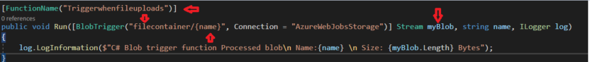 Create an Azure Function Triggered By Blob Storage Using C#