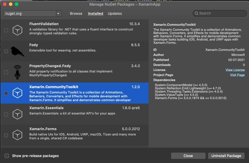 Xamarinforms Validation Using Xamarin Community Toolkit 0048