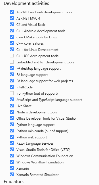 Visual Studio 2019 Professional/Enterprise Edition Installation