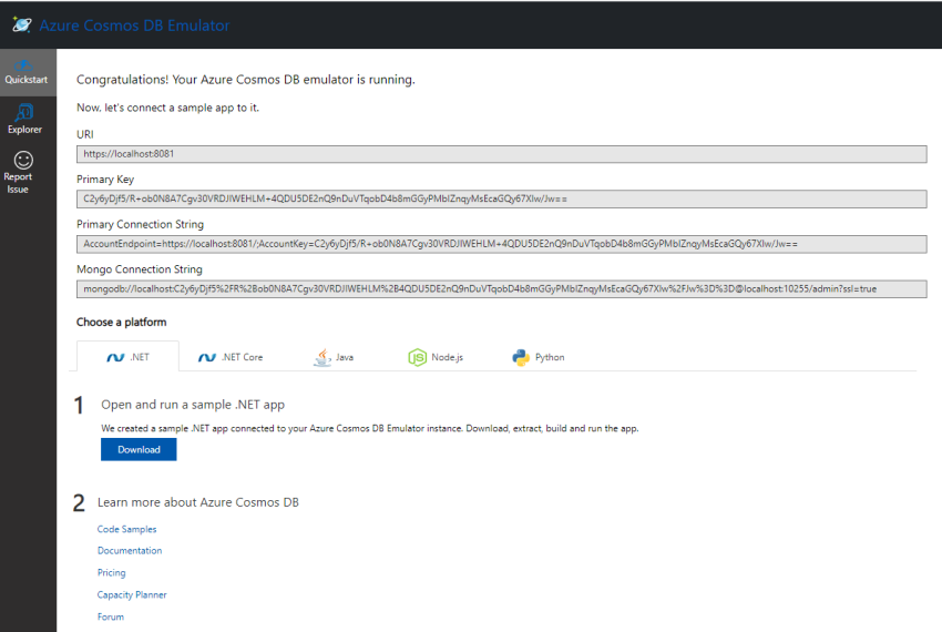Testing Azure Cosmos DB Locally Using A Docker Container Image