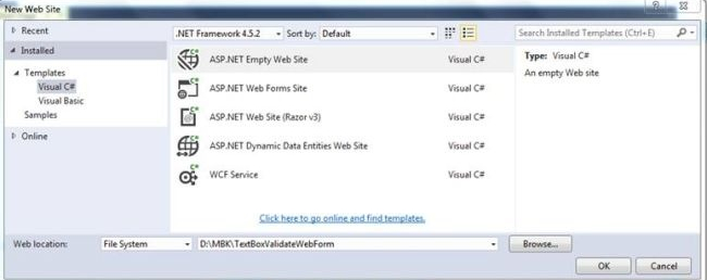TextBox Validation Client Side And Server Side In ASP.NET WebForm