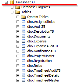 TimeSheet Project Using ASP.NET MVC 5