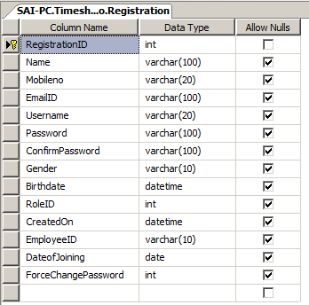 TimeSheet Project Using ASP.NET MVC 5