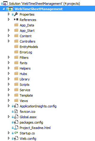 TimeSheet Project Using ASP.NET MVC 5