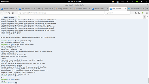 Todo Web App Using A Mean Fullstack