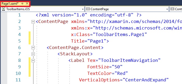 How To Apply Toolbaritems Navigation In Xamarinforms Application 3586