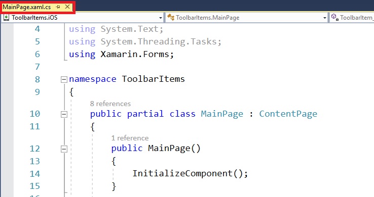 How To Apply Toolbaritems Navigation In Xamarinforms Application 2782