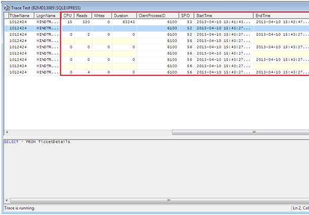 Trace Database Transaction Using SQL Profiler