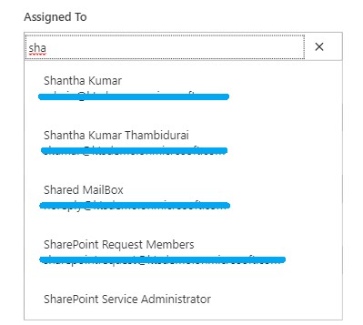 Tricks To Customize The People Picker Column Using PowerApps