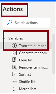 Truncate Number Action In Desktop Flow Using Microsoft Power Automate