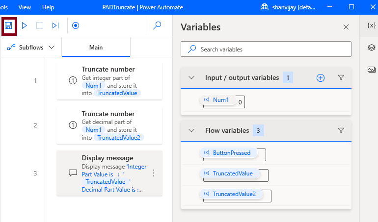 Truncate Number Action In Desktop Flow Using Microsoft Power Automate