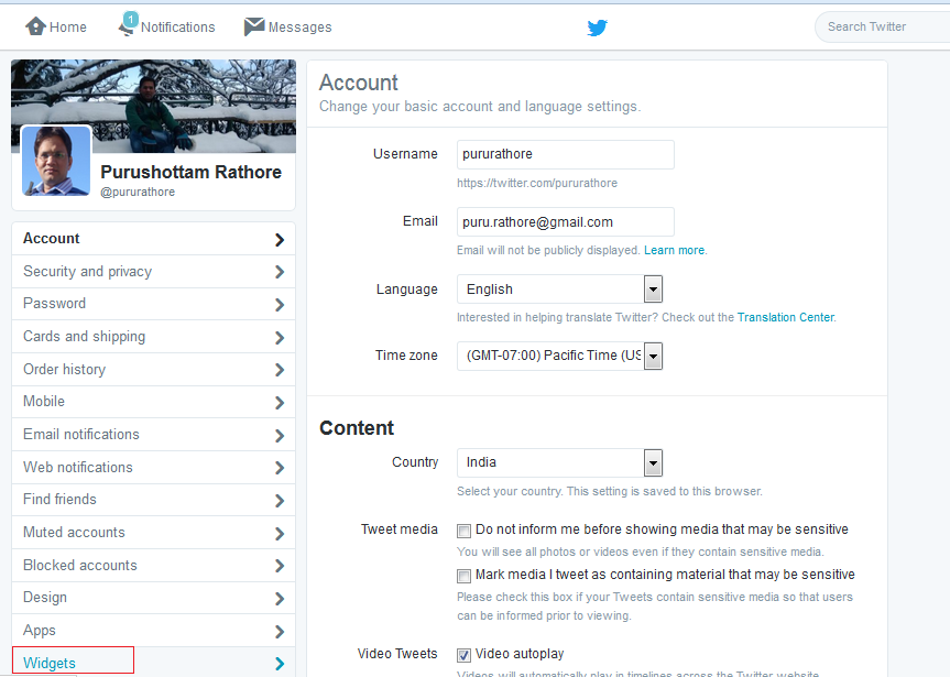 Twitter Timeline Widget