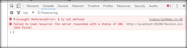 TypeScript With JQuery