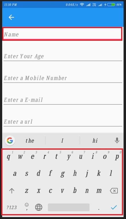 Alternate Keyboard In Android Using Xamarin.Forms