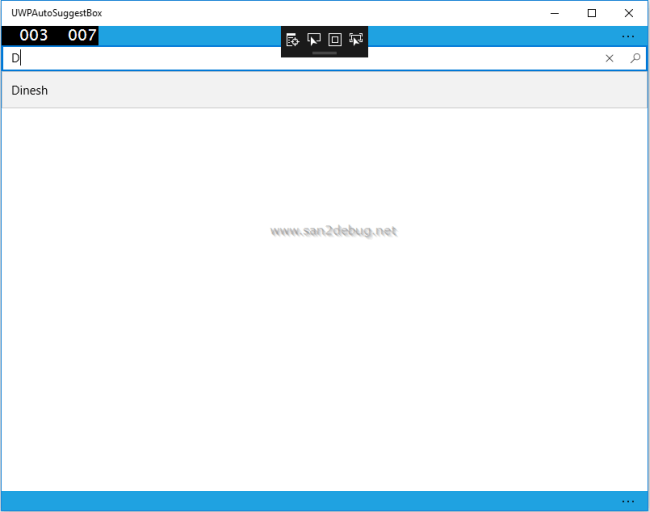 Understanding AutoSuggestBox In UWP