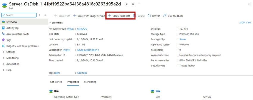 Understanding Azure VM Swap OS Disk