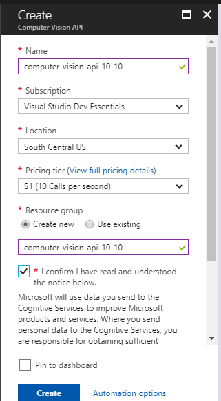 Understanding Computer Vision Api In Azure