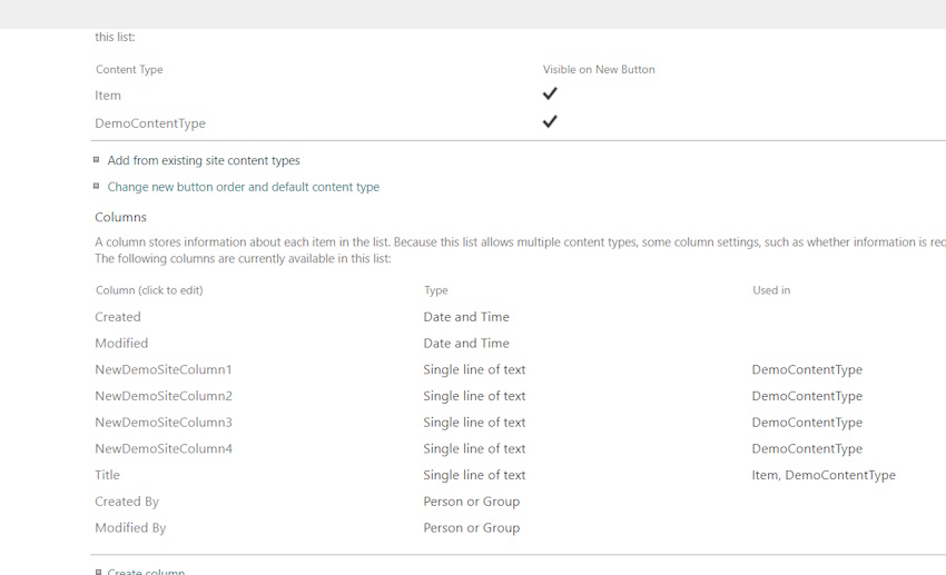 Understanding Content Type In Sharepoint 