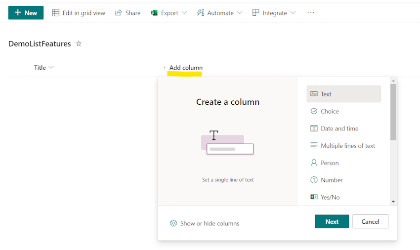 Understanding Lists in SharePoint