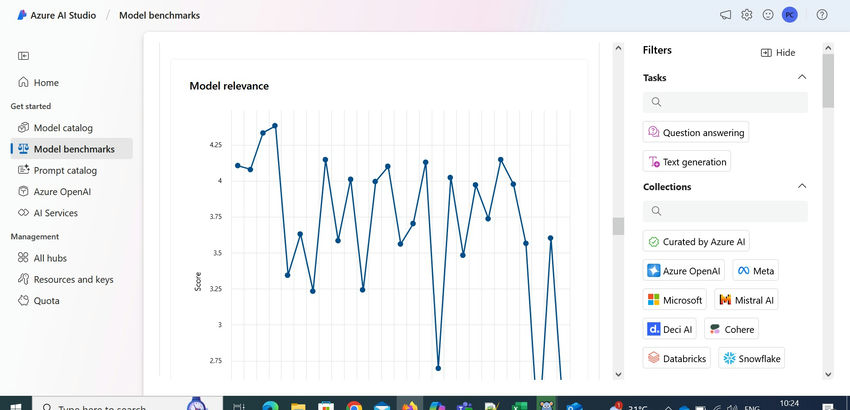 Understanding Model Benchmarks in Azure AI Studio
