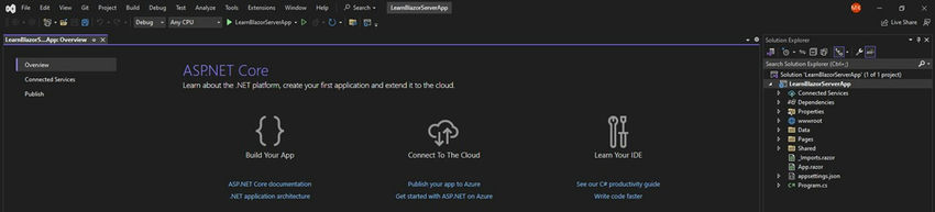 Understanding of Blazor Server App Project Structure