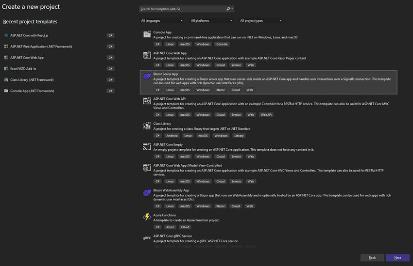 Understanding of Blazor Server App Project Structure