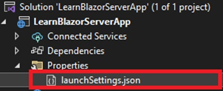 Understanding of Blazor Server App Project Structure