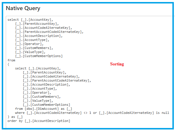 Power BI Query Folding Power BI Query Folding