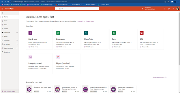 Understanding PowerApps Web Studio