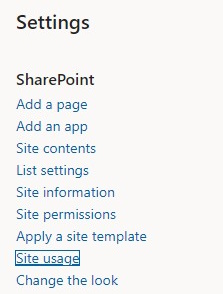 Understanding Site Usage & Site Report in SharePoint
