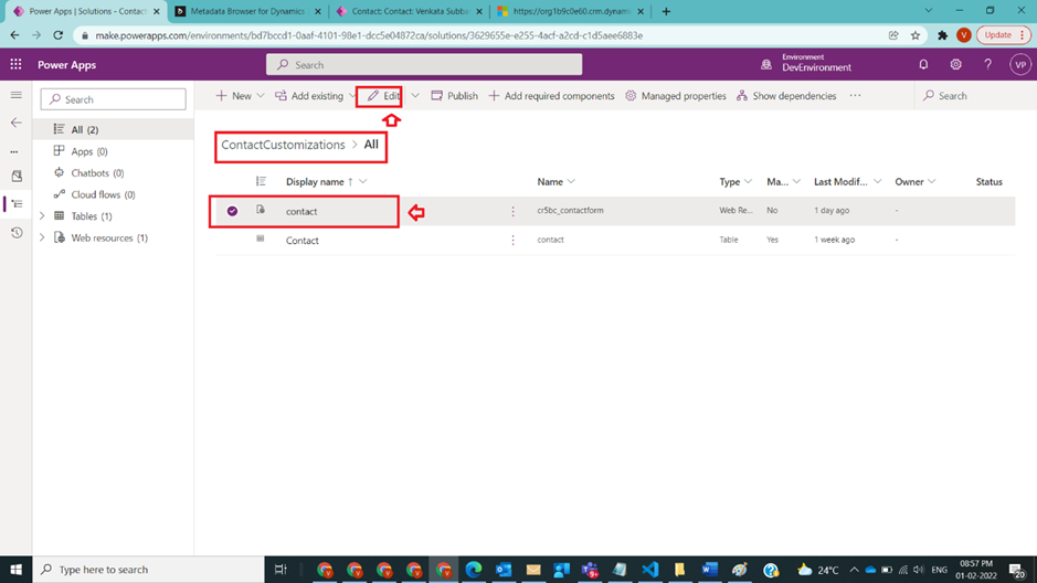 Update Associations Using Xrm Webapi With Webresource In Dynamics Crm