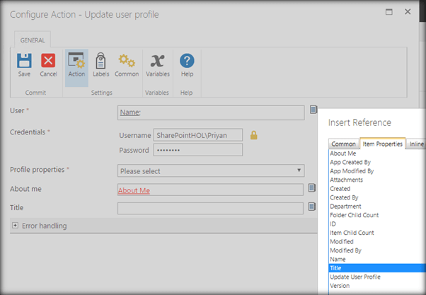 Update User Profile Properties In Sharepoint 2016 Using Nintex Workflow