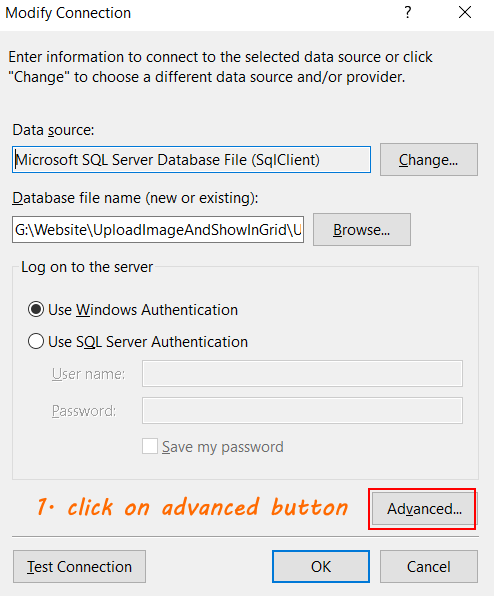 Upload Image Save In Database And Show In Gridview