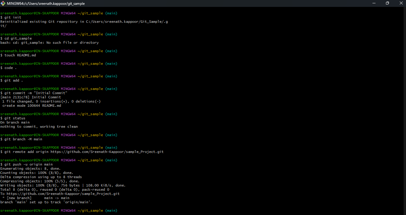 Uploading Files and Folders to GitHub