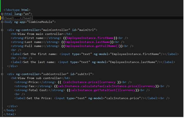 Use Different Angular Modules At The Same Time In An Html Page 2060
