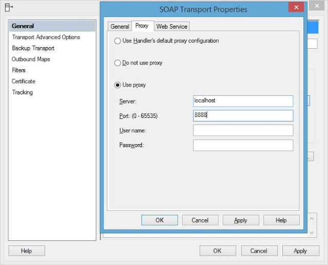 Use Fiddler With BizTalk Adapters To View Exchanged Messages