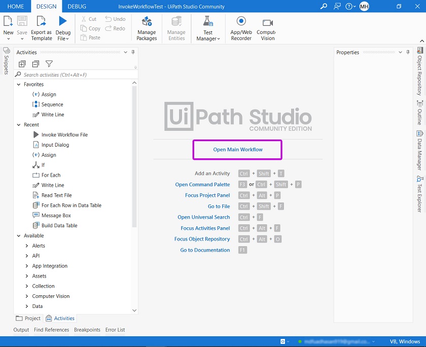 Use Of Invoke Workflow File And Arguments In Uipath