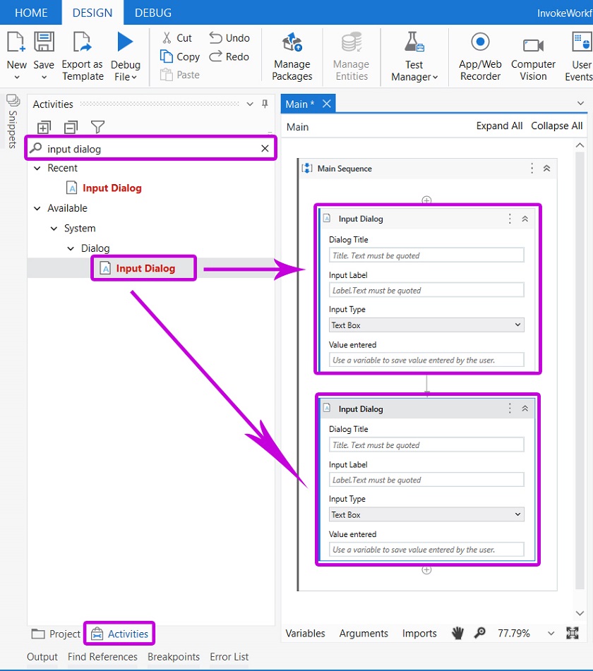 Use Of Invoke Workflow File And Arguments In Uipath